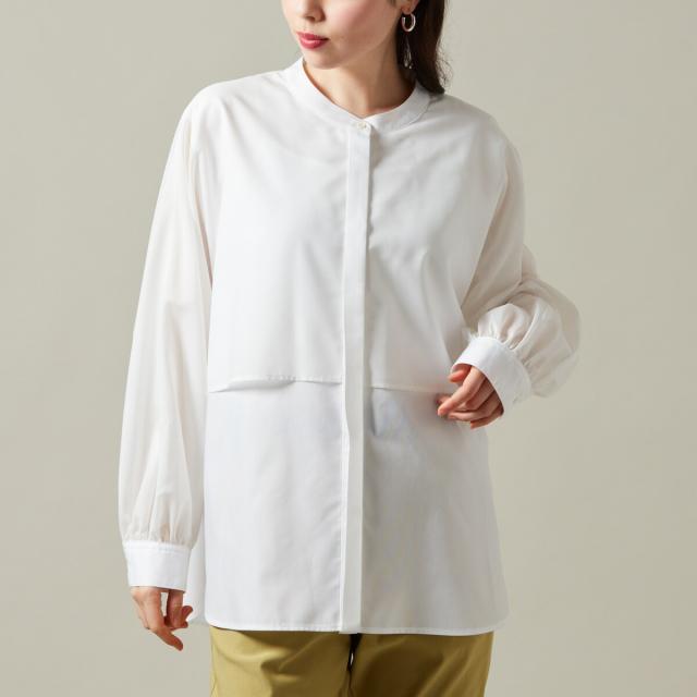 ラ・クープ（LACOUPE）/ケープカラーブラウス