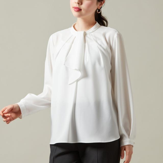 ラ・クープ（LACOUPE）/取り外しボウタイブラウス