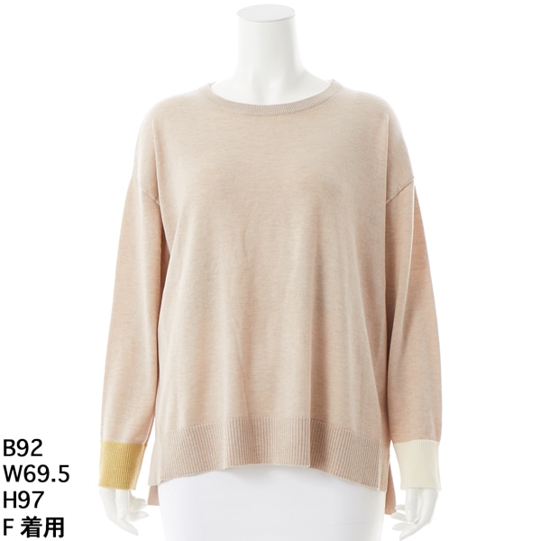 ラ・クープ（LACOUPE）/カラーブロックニット