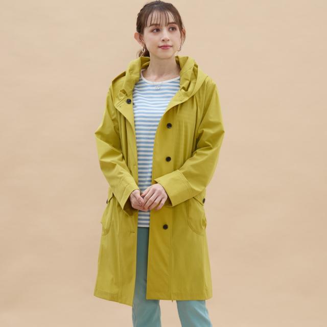 ラ・クープ（LACOUPE）/撥水ボリューム襟コート