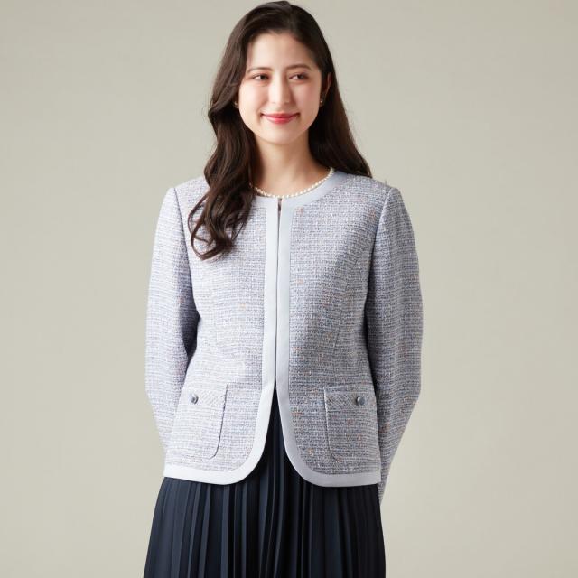 ラ・クープ（LACOUPE）/背裏付ツイードジャケット