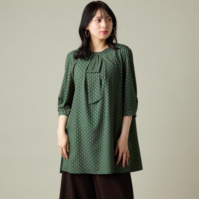 ラ・クープ（LACOUPE）/【洗える】ボウタイ チュニック