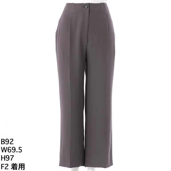 ラ・クープ（LACOUPE）/【洗える】セミワイドストレッチパンツ