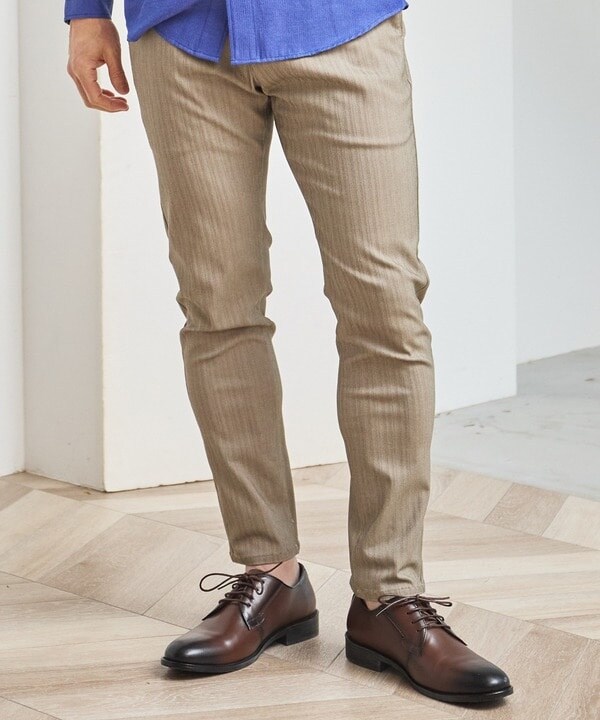 ユニオンステーション（UNION STATION）/ハイパーストレッチヘリンボンスラックス