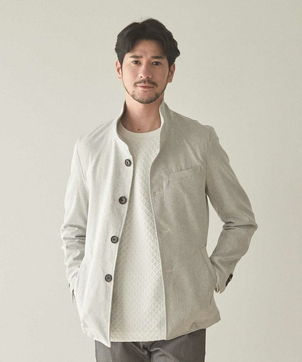 ユニオンステーション（UNION STATION）/スーパーストレッチT/Cツイルスタンドカラーブルゾン