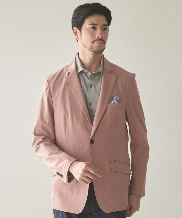 ユニオンステーション（UNION STATION）/ストレッチスラブカチオンテーラードジャケット