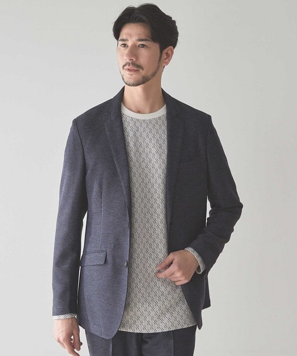 ユニオンステーション（UNION STATION）/カラミ織りテーラードジャケット