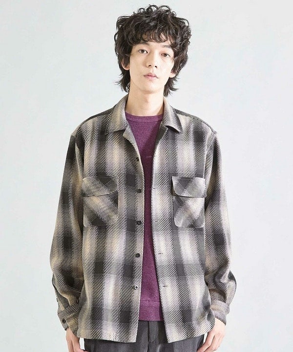 ユニオンステーション（UNION STATION）/チェックボードシャツブルゾン
