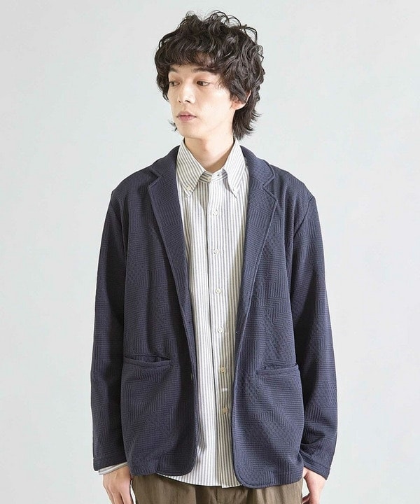 ユニオンステーション（UNION STATION）/ニットライクジャガードジャケット