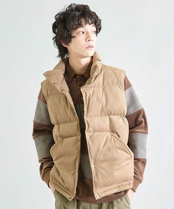 ユニオンステーション（UNION STATION）/フェイクスウェード 中綿ベスト