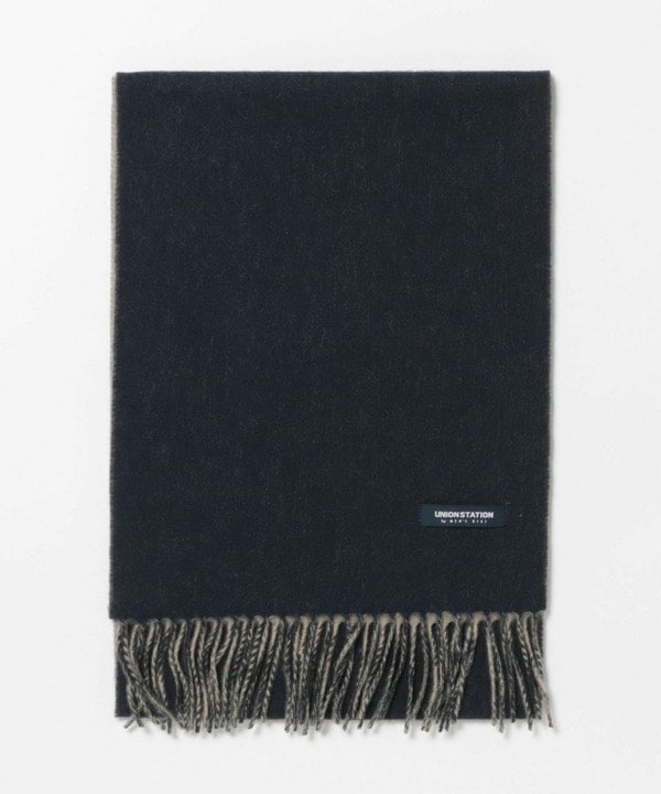 【NEW】ユニオンステーション（UNION STATION）/カシミア混リバーシブルマフラー