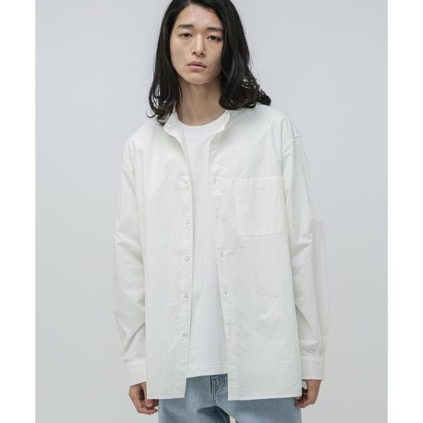 ナノユニバース（NANO universe）/LB．03／「ESSENTIAL LINE」デタッチャブルカラーシャツ