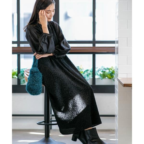 ナノユニバース（NANO universe）/カットジャカード切替ワンピース