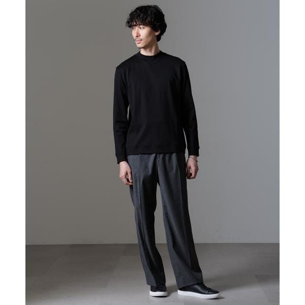 ナノユニバース（NANO universe）/「FORMAL JERSEY」モックネックカットソー長袖