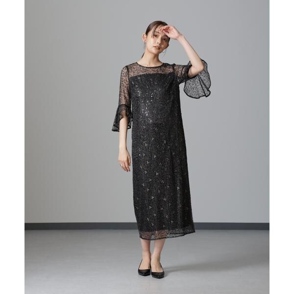 ナノユニバース（NANO universe）/troisiemechaco／SPANGLE LACE ワンピース