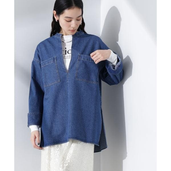 ナノユニバース（NANO universe）/デニムポケットプルオーバー（セットアップ可）