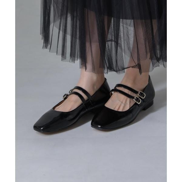 ナノユニバース（NANO universe）/KMB／ダブルストラップシューズ