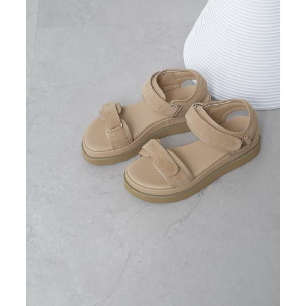 ナノユニバース（NANO universe）/MOHI／スエードストラップサンダル