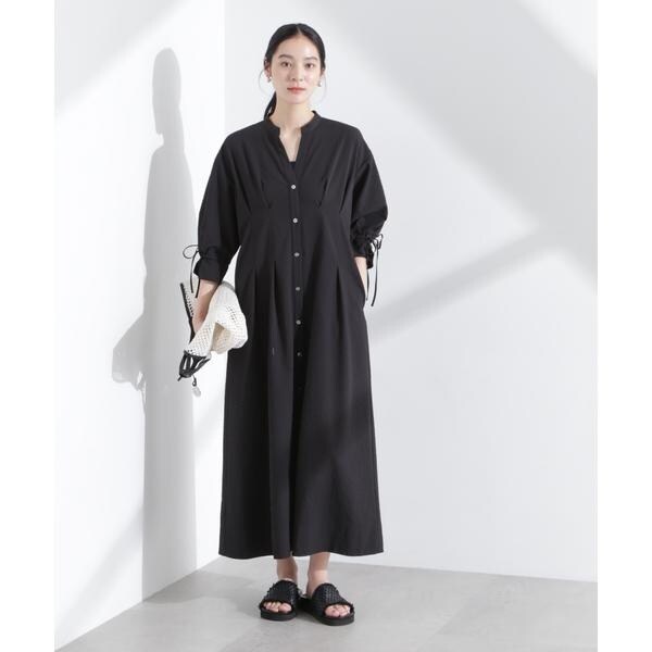 ナノユニバース（NANO universe）/リボンスリーブサッカーシャツワンピース