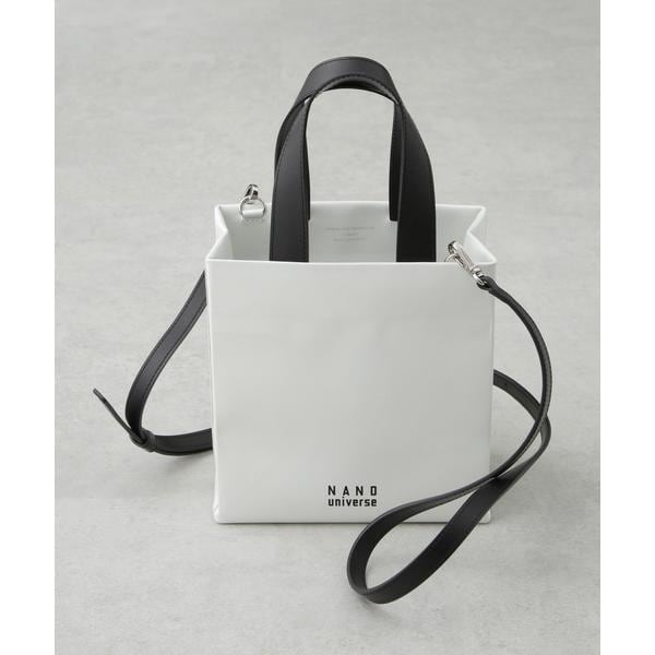 ナノユニバース（NANO universe）/UNKNOWN PRODUCTS／別注 Leather Paper Bag Small