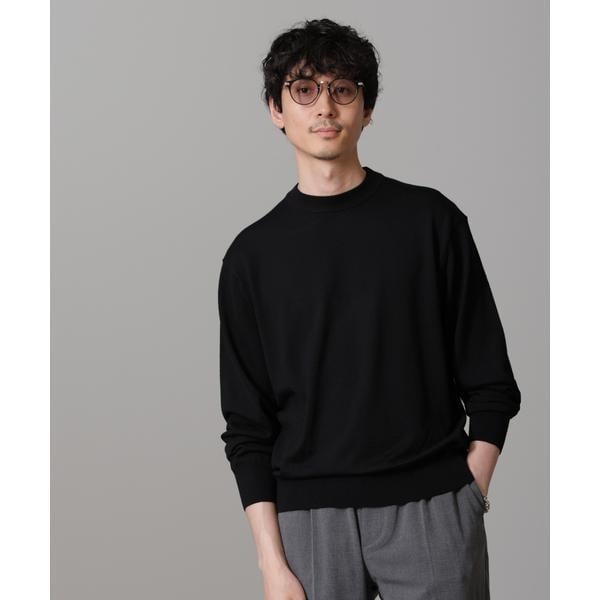 ナノユニバース（NANO universe）/「毛玉レスニット」 ファインゲージクルーネック