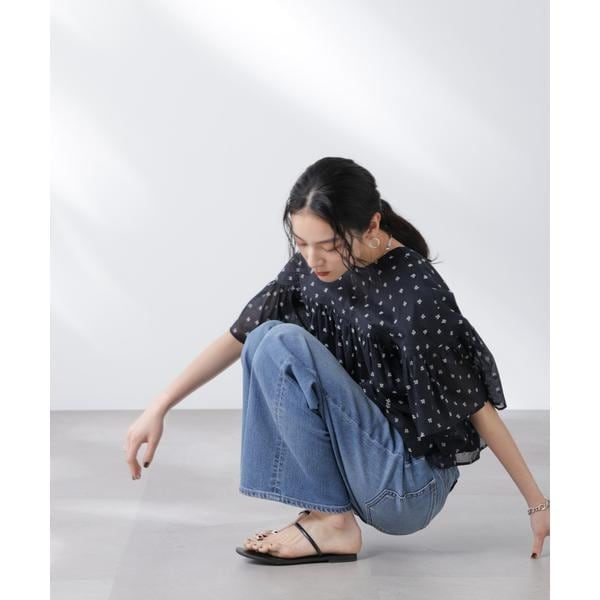ナノユニバース（NANO universe）/Healthy DENIM／別注 Pink Pepper Midrise ワイドデニム