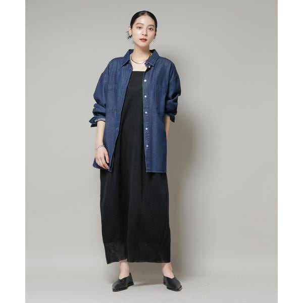 ナノユニバース（NANO universe）/モール接結Uネックフォルムワンピース