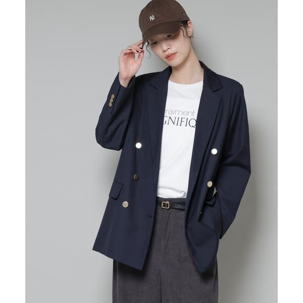 ナノユニバース（NANO universe）/ダブルブレストジャケット