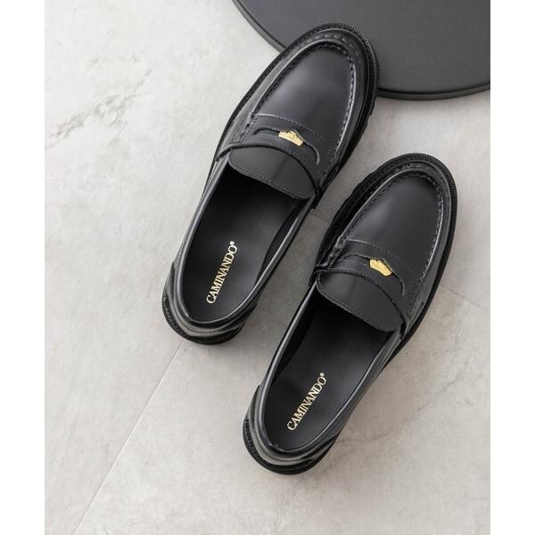 ナノユニバース（NANO universe）/CAMINANDO／別注 ALMOND TOE PENNY LOAFERS