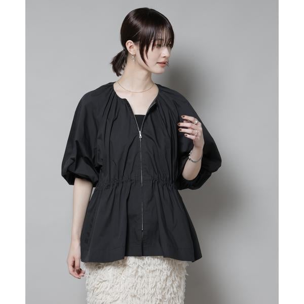 ナノユニバース（NANO universe）/タイプライタードロストギャザーブルゾン