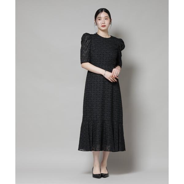 ナノユニバース（NANO universe）/troisieme chaco／カットジャガードワンピース