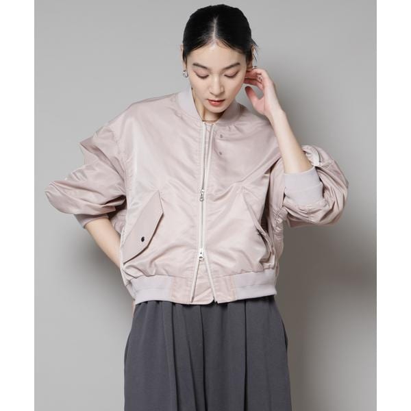 ナノユニバース（NANO universe）/ナイロンツイルMA−1ブルゾン