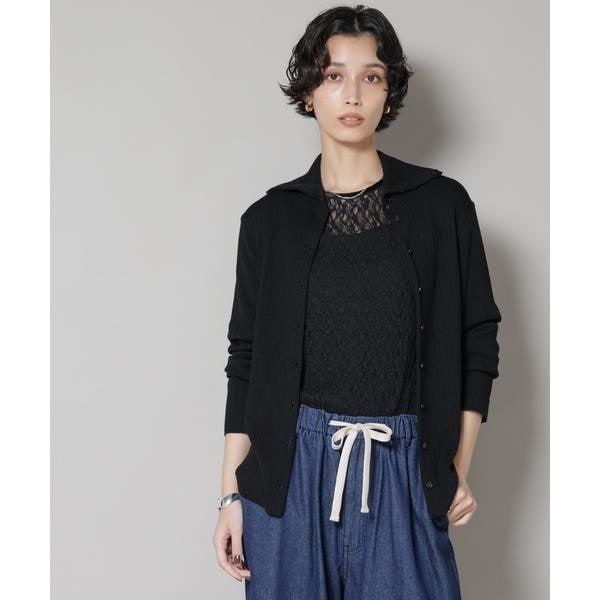 ナノユニバース（NANO universe）/毛玉レスニット3wayリブタートルトップス