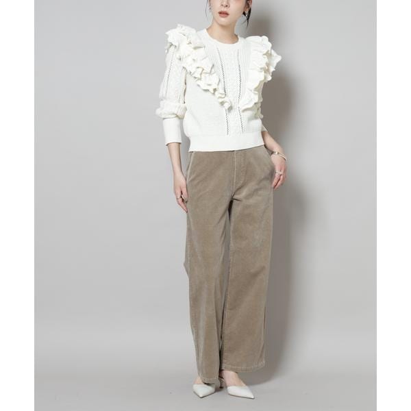 ナノユニバース（NANO universe）/コーデュロイワイドパンツ