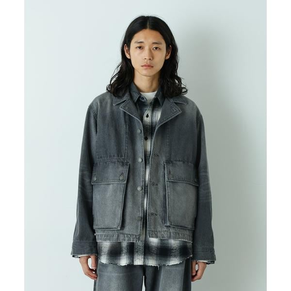 ナノユニバース（NANO universe）/「HOTEL PALACE」 フェードデニムカバーオールジャケット