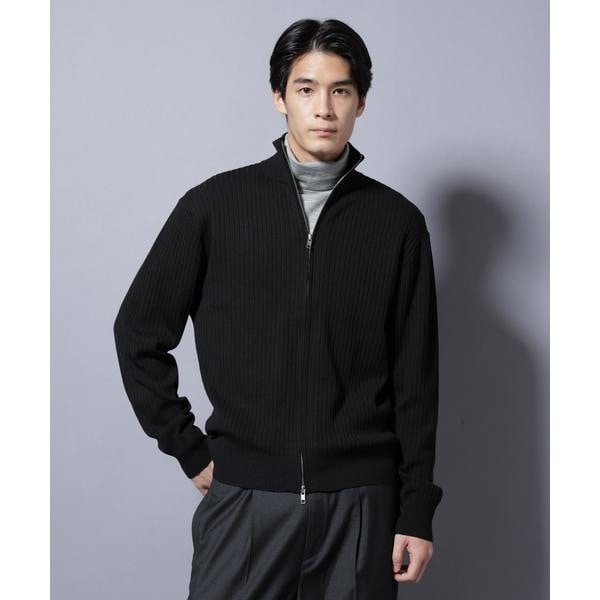 ナノユニバース（NANO universe）/CICA&UVカット リブドライバーズニット