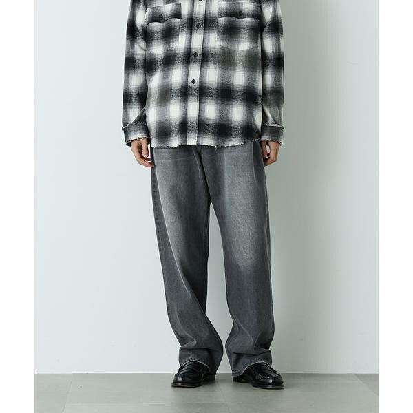 ナノユニバース（NANO universe）/「HOTEL PALACE」 フェードデニム ルーズシルエットパンツ