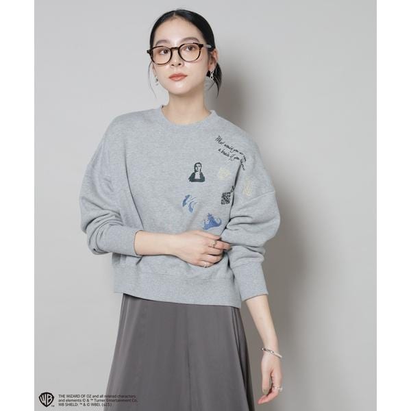 ナノユニバース（NANO universe）/THE WIZARD OF OZ 刺繍スウェットトップス