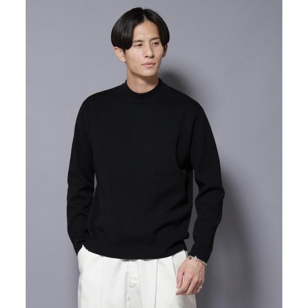 ナノユニバース（NANO universe）/シルク混モックネックニット