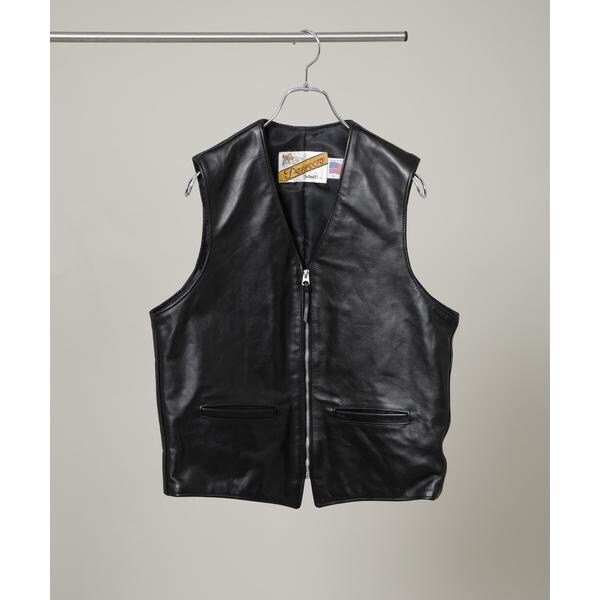 ナノユニバース（NANO universe）/Schott／193V LEATHER VEST