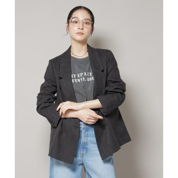 ナノユニバース（NANO universe）/ツイードセミダブルジャケット(セットアップ可)