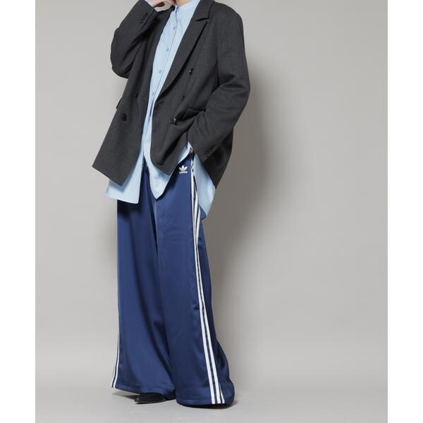 ナノユニバース（NANO universe）/adidas／SATIN TRACK PANTS INDIGO