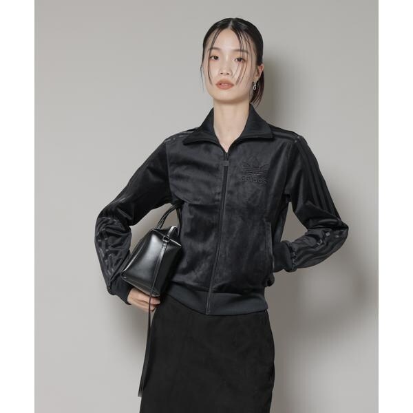 ナノユニバース（NANO universe）/adidas／VELVET TRACK JAKET　BLACK