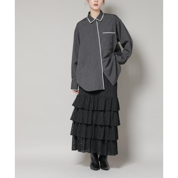 ナノユニバース（NANO universe）/ティアードフリルレーススカート