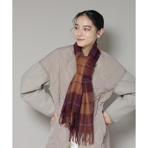 ナノユニバース（NANO universe）/カシミヤチェックストール