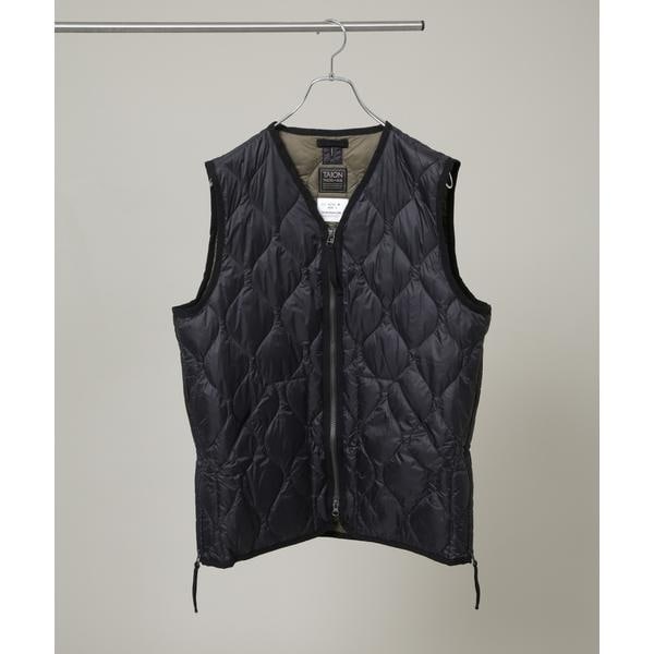 ナノユニバース（NANO universe）/TAION／MILITARY V NECK W−ZIP DOWN VT