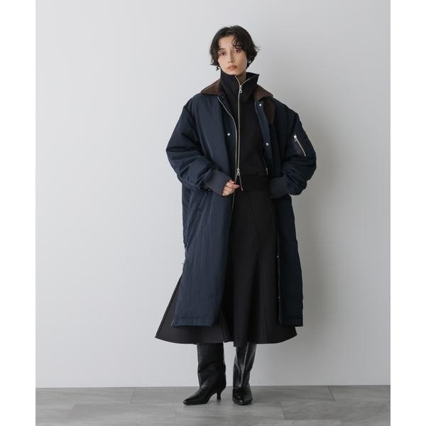 ナノユニバース（NANO universe）/「STEVELOUR」「西川ダウン(R)」ミリタリーロングコート