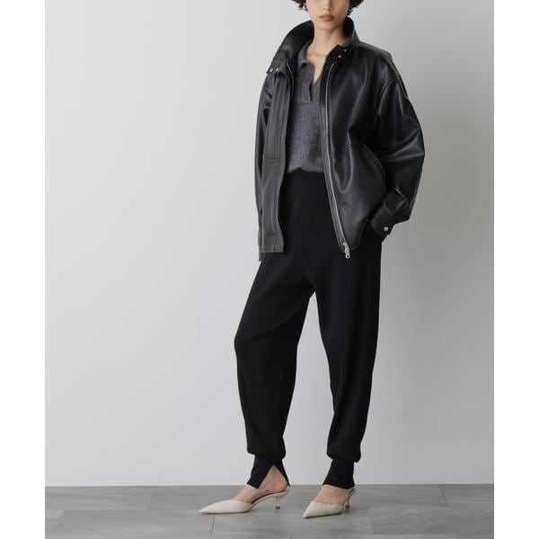 ナノユニバース（NANO universe）/「STEVELOUR」裾リブニットパンツ