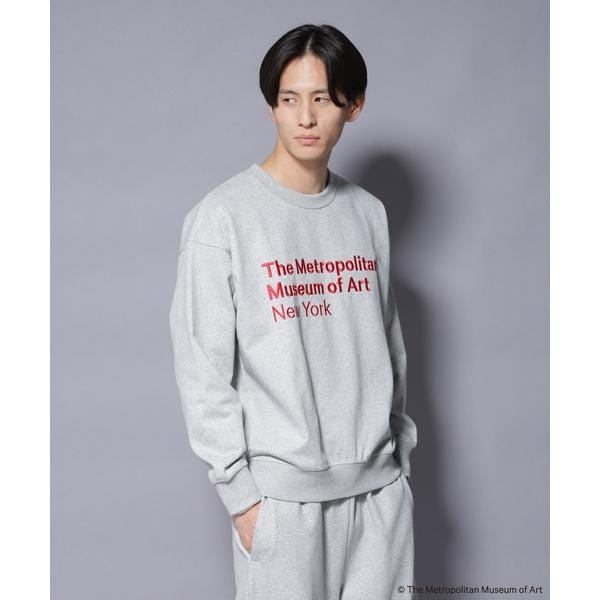 ナノユニバース（NANO universe）/「The Met」 リーガルネーム刺繍 スウェット