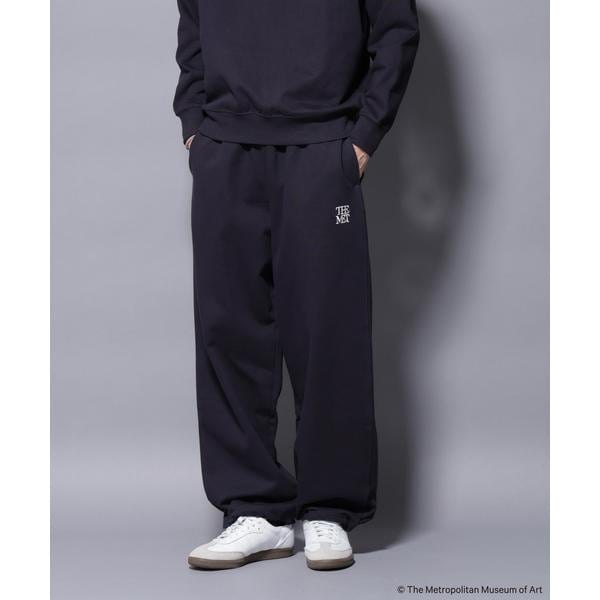 ナノユニバース（NANO universe）/「The Met」ロゴ刺繍 2WAYワイドスウェットパンツ（セットアップ可）